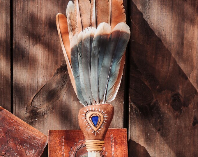 Ceremonial Feather Fan With Peacock and Chachalaca Feathers From the ...