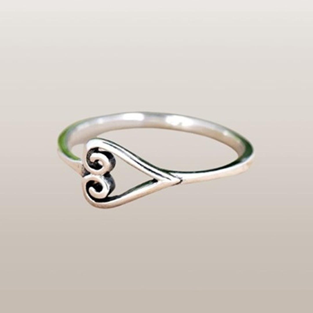 925 Sterling Silver Ring, Promise Gifts Ring, Trendy Silver Ring ...