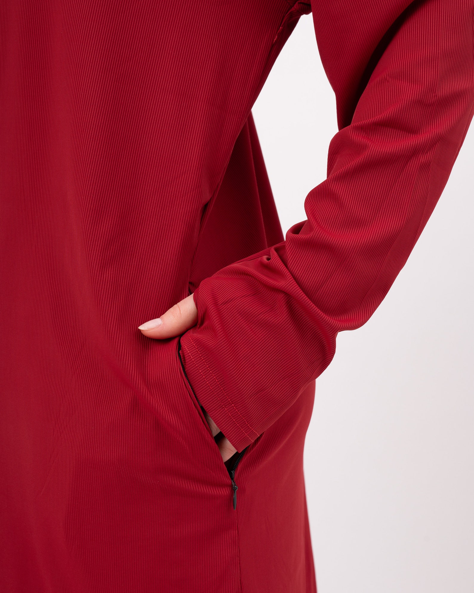 Cherry Red - Modest Activewear Hoodie - Etsy