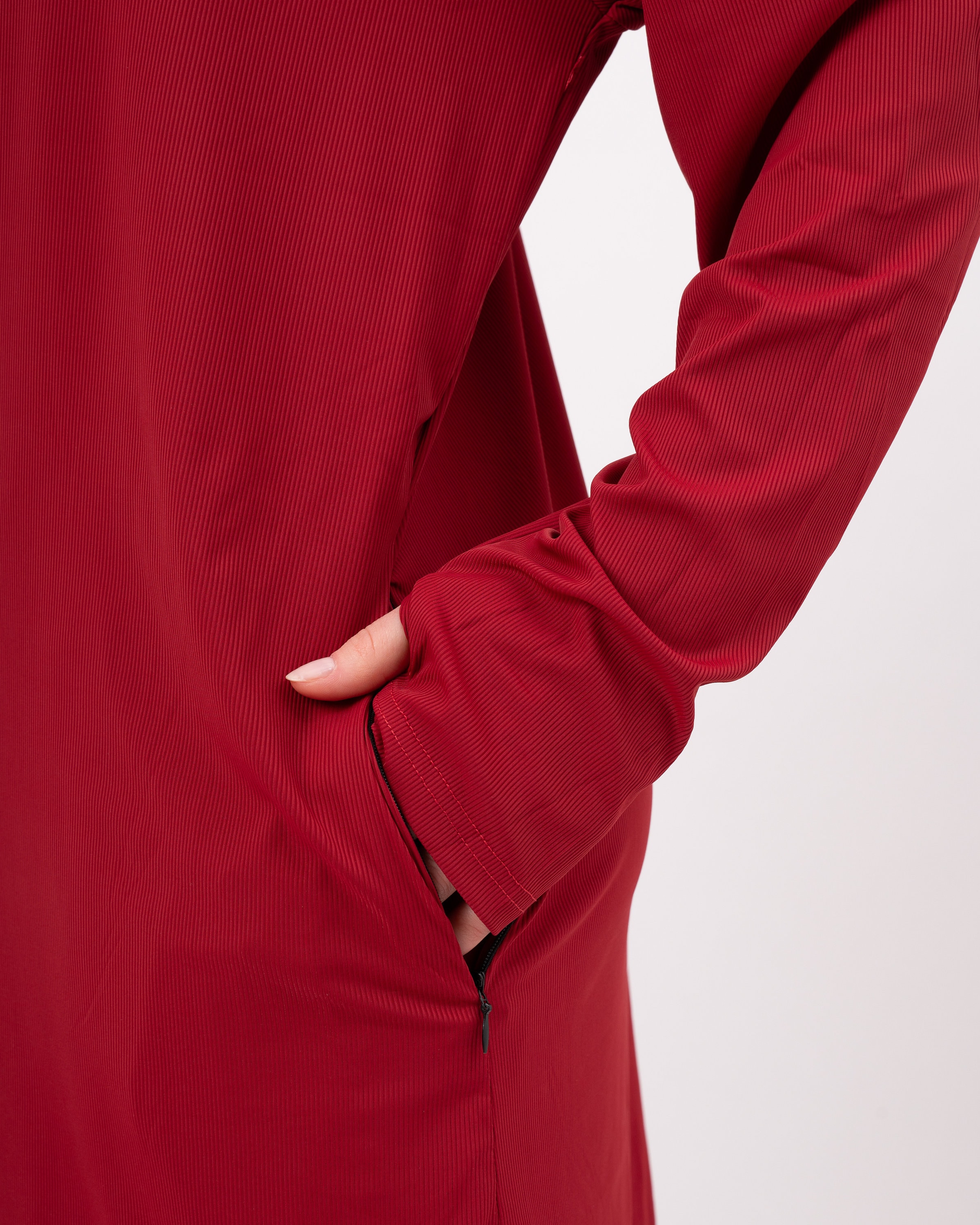 Cherry Red - Modest Activewear Hoodie - Etsy