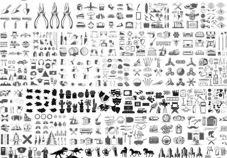 Svg Bundle - Set Svg Design Bundle - SVG Cdr PNG Ai Files for Cutting ...