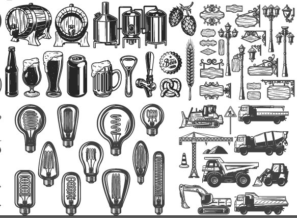 Svg File - Set Svg Design Bundle - SVG Cdr PNG Ai Files for Cutting ...