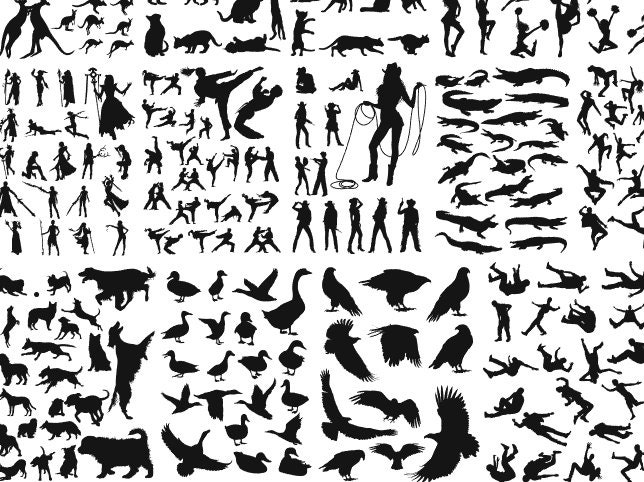 Svg Bundle - Silhouette Set Svg Design Bundle - SVG Cdr PNG Ai Files ...