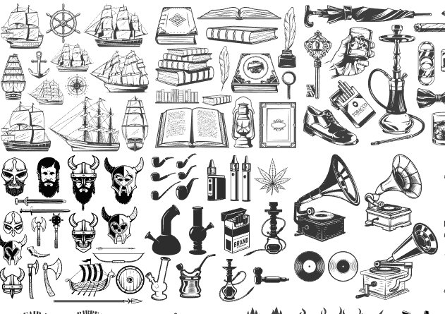 Svg Bundle - Set Svg Design Bundle - SVG Cdr PNG Ai Files for Cutting ...
