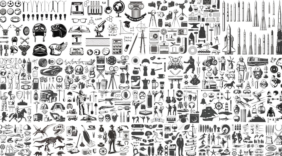 Svg Cut Files for Cricut, Mega Svg Bundle, Silhouette, Instant Download ...