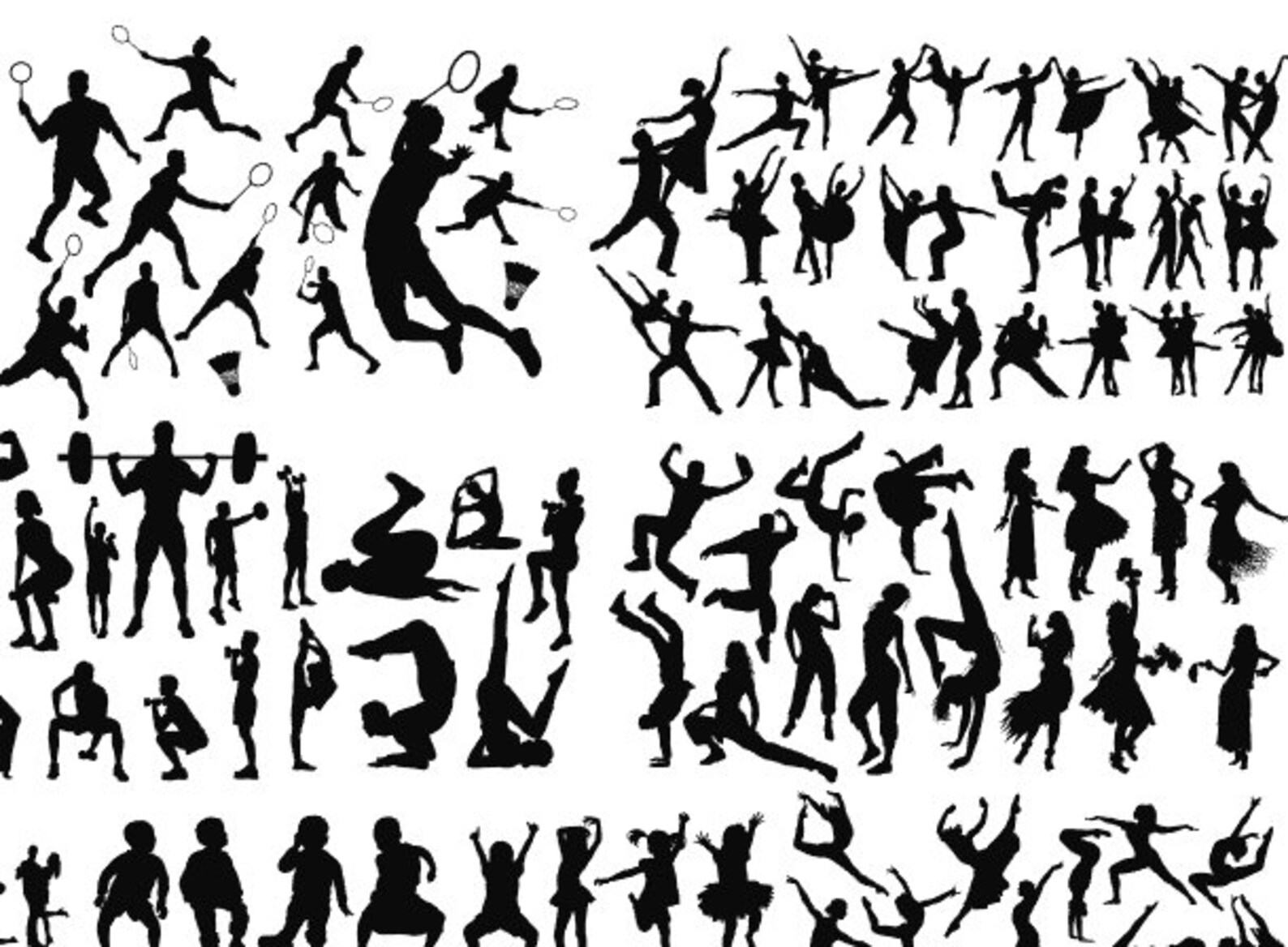 Svg Bundle - Silhouette Set Svg Design Bundle - SVG Cdr PNG Ai Files ...