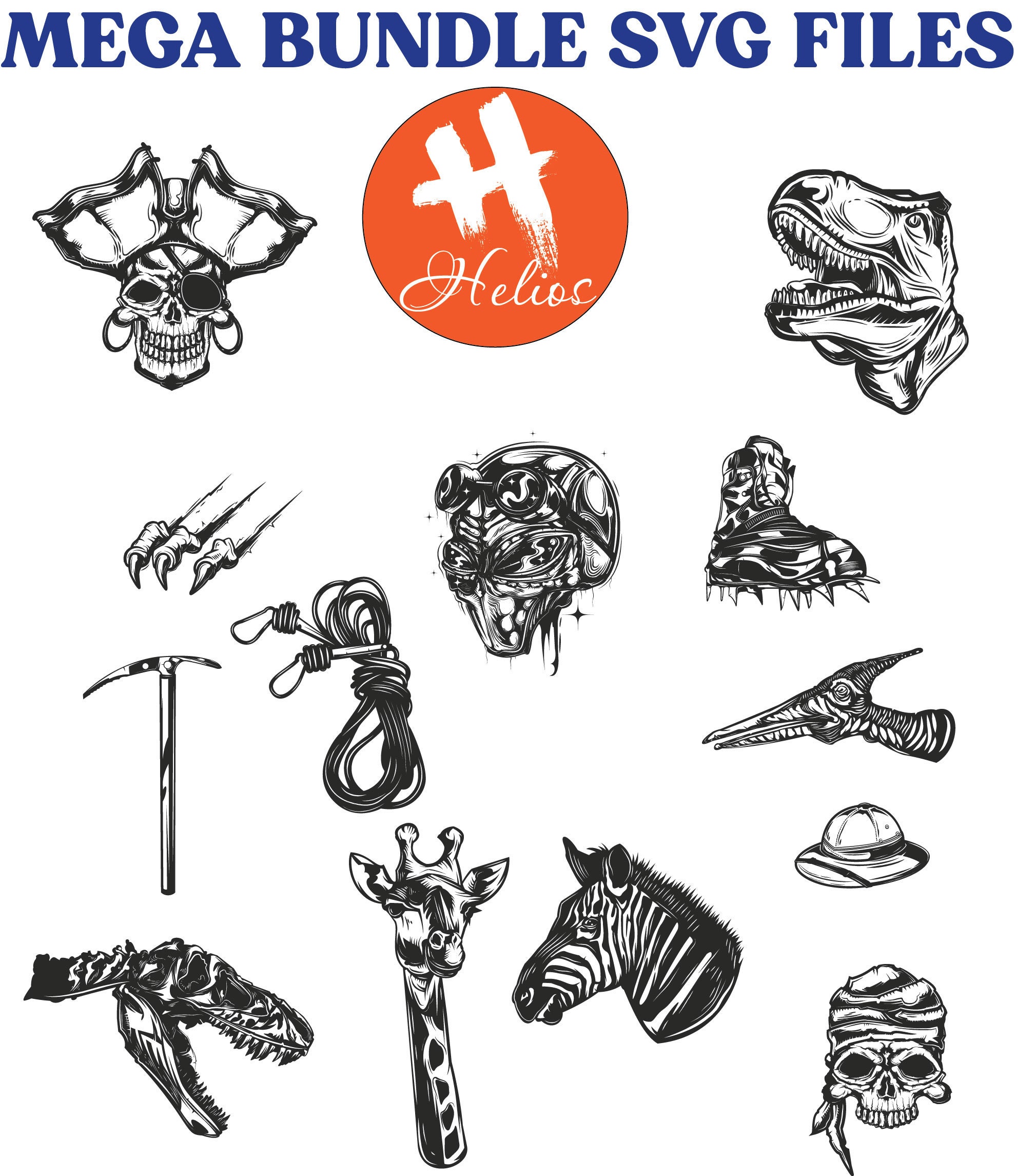 Svg Bundle - Set Svg Design Bundle - SVG Cdr PNG Ai Files for Cutting ...