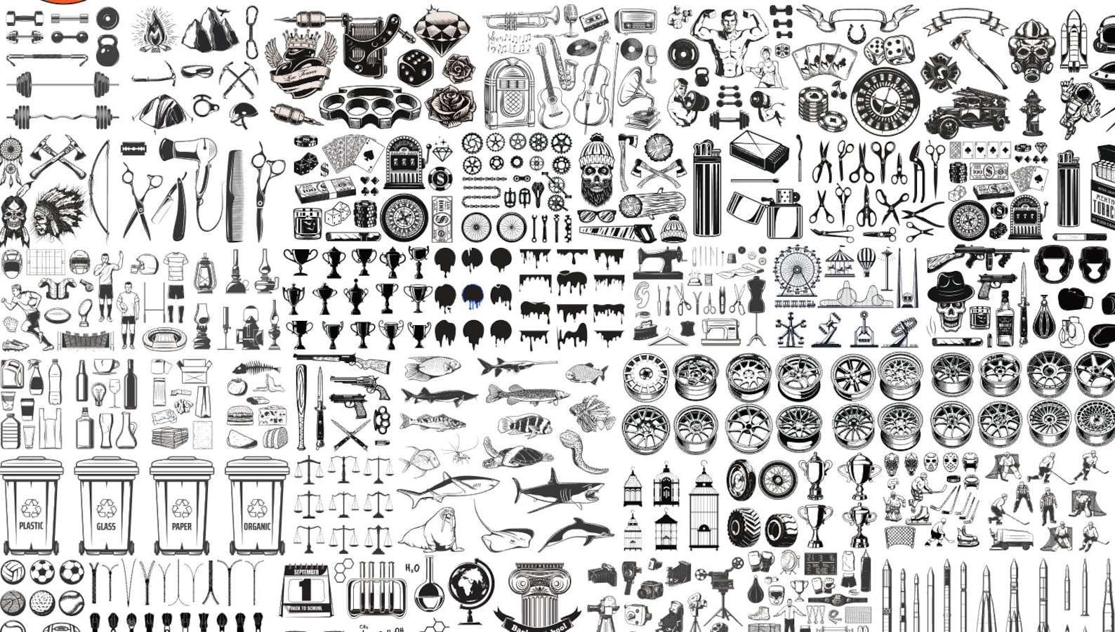 Svg Cut Files for Cricut, Mega Svg Bundle, Silhouette, Instant Download ...