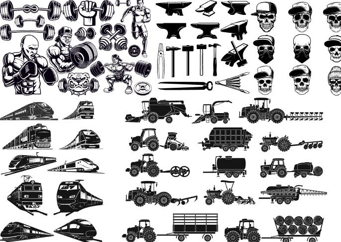 Svg Bundle - Set Svg Design Bundle - SVG Cdr PNG Ai Files for Cutting ...