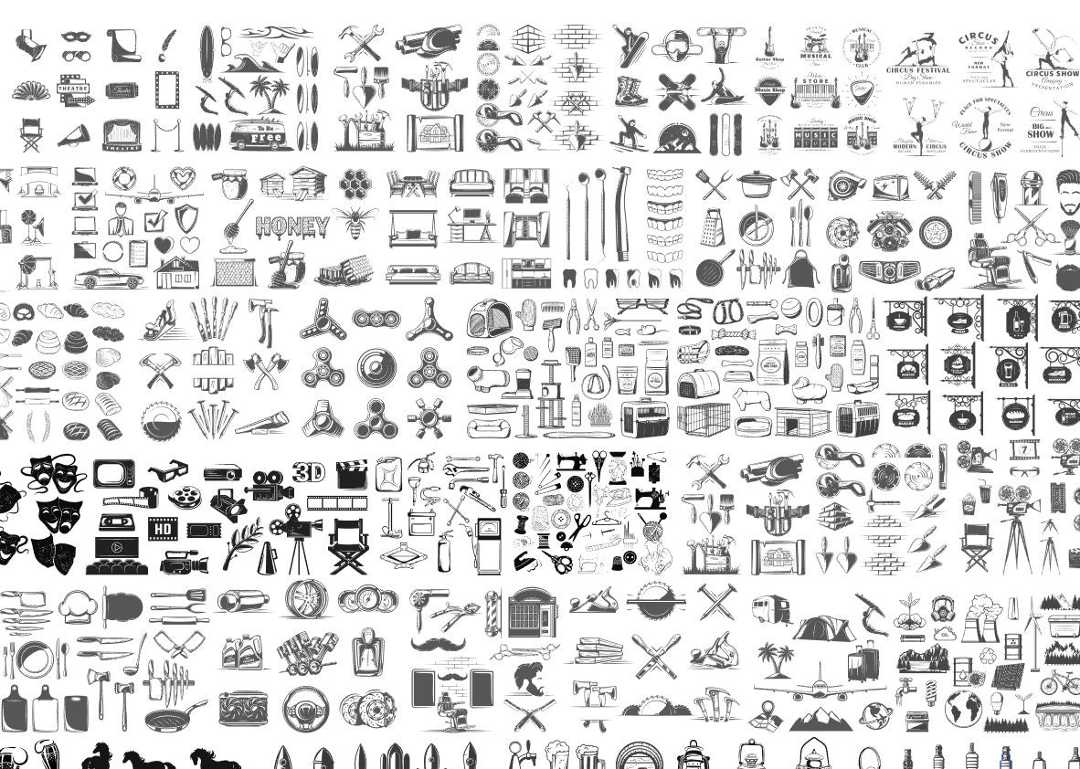 Svg Bundle - Set Svg Design Bundle - SVG Cdr PNG Ai Files for Cutting ...