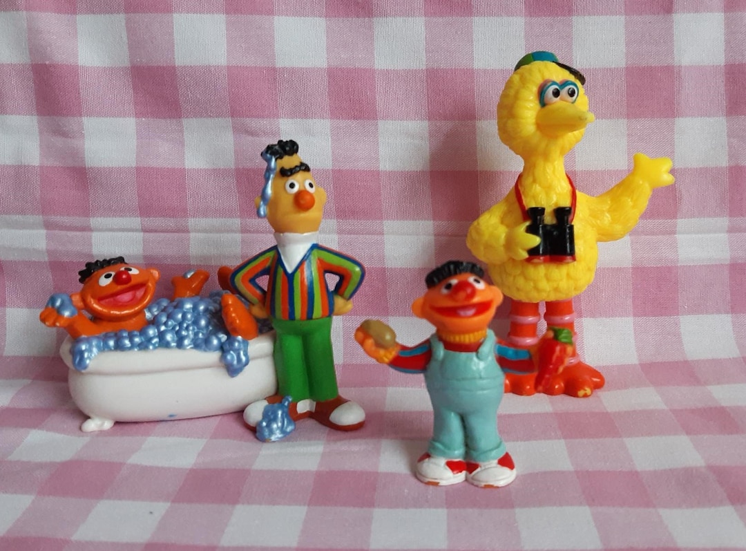3 Sesame Street Jim Henson Figures Made by Applause - Etsy UK
