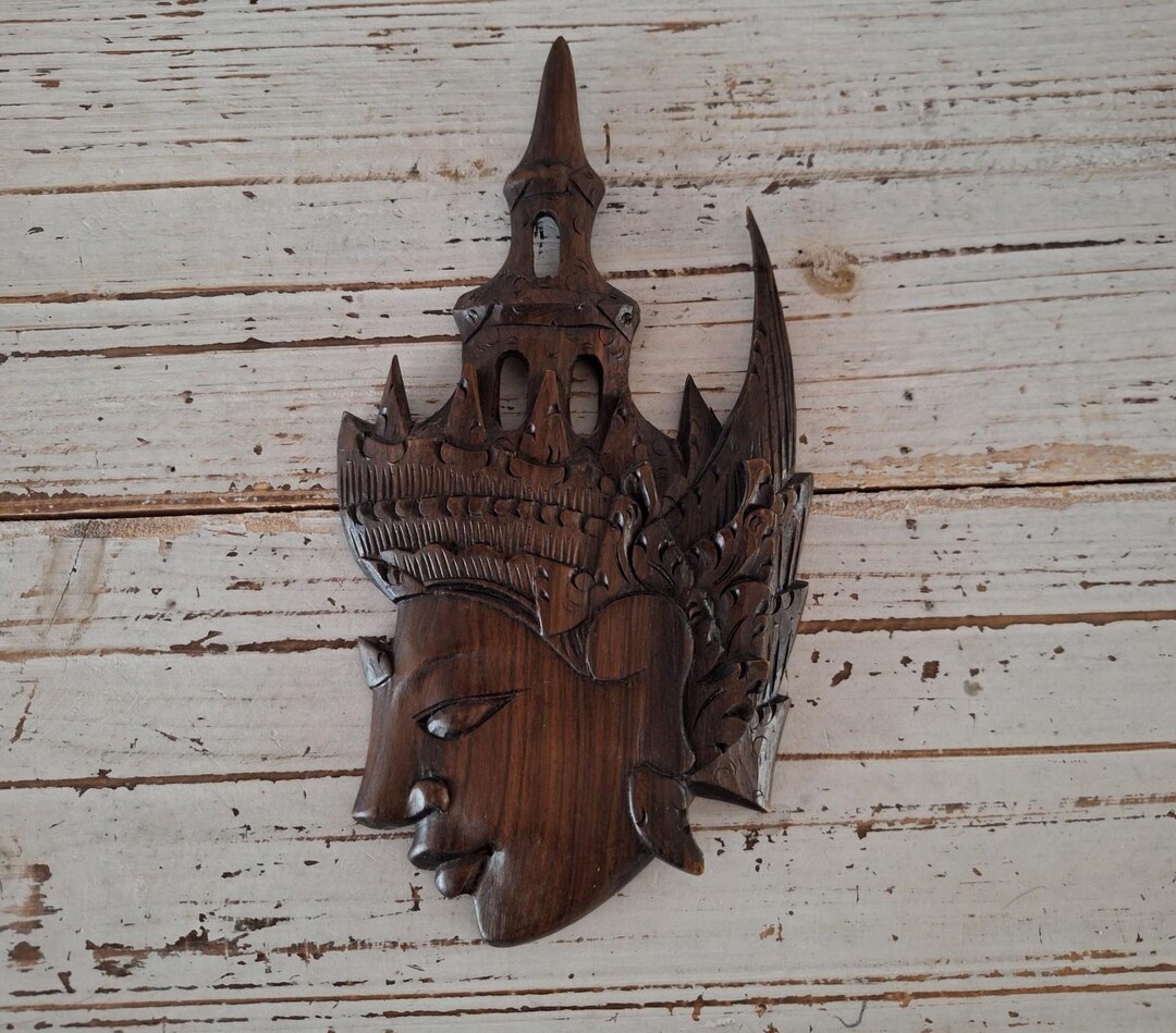 Indonesian Wood Carving Sita - Etsy