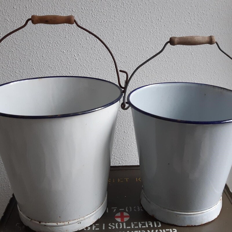 Enamel Bucket - Etsy