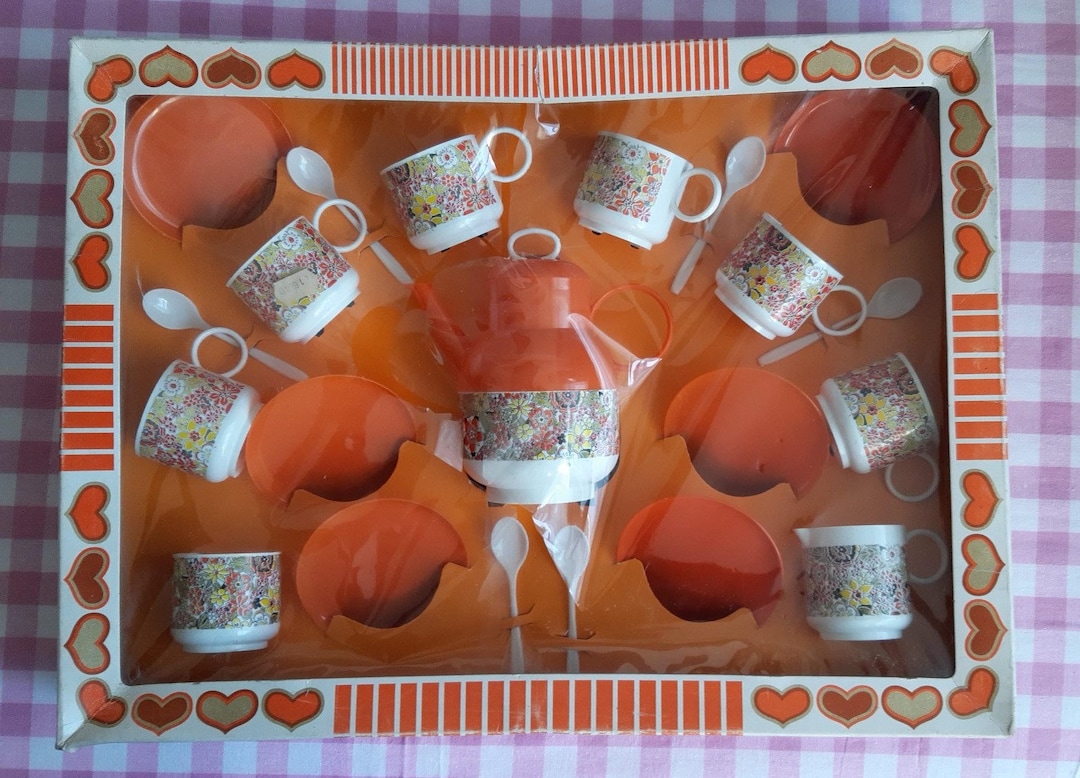 Super Retro Children's Tableware From Roehler in Box - Etsy