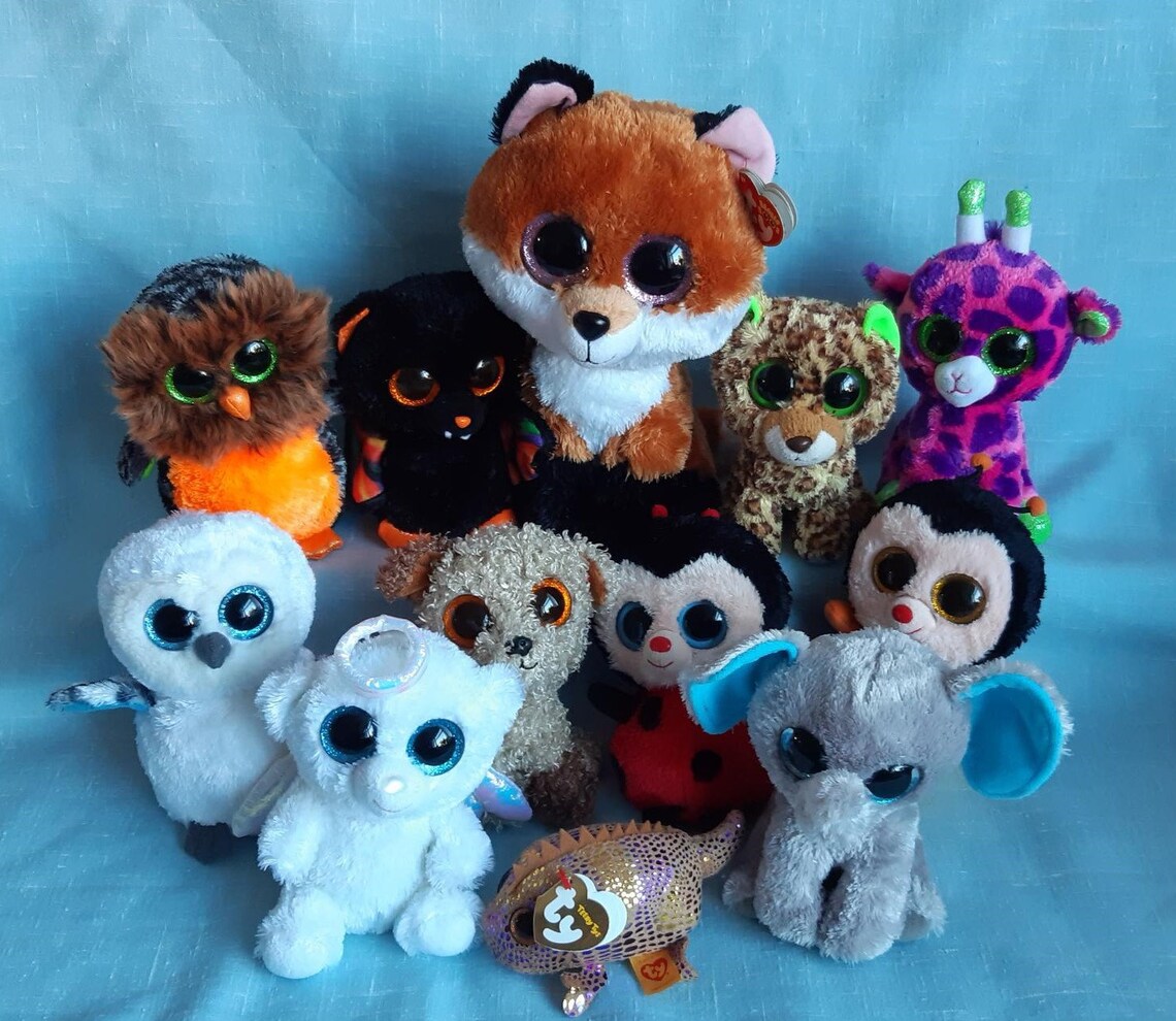 Ty Beanie Buddy (boo's) Fox Slick - Etsy