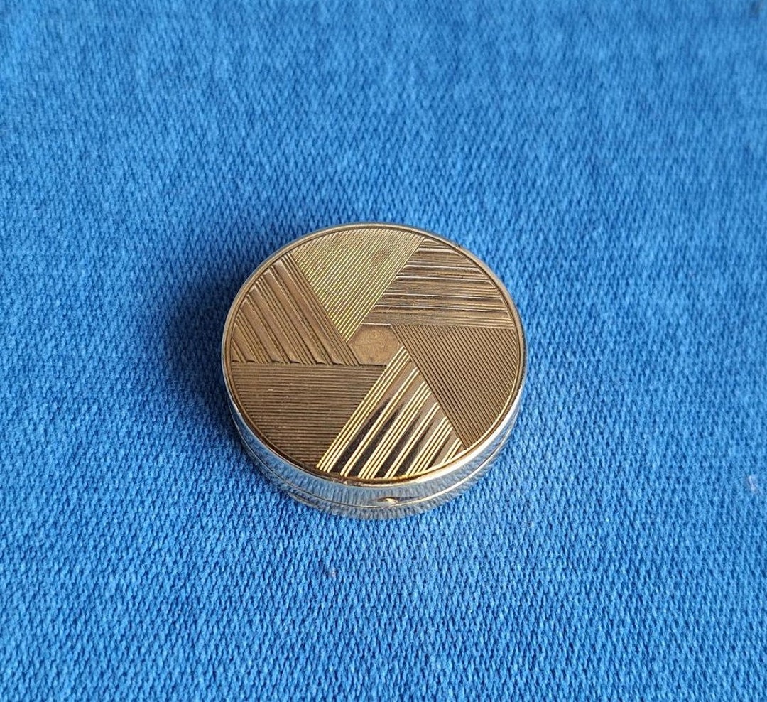 Belle ancienne poudrière / compacte de Houbigant France - Etsy France