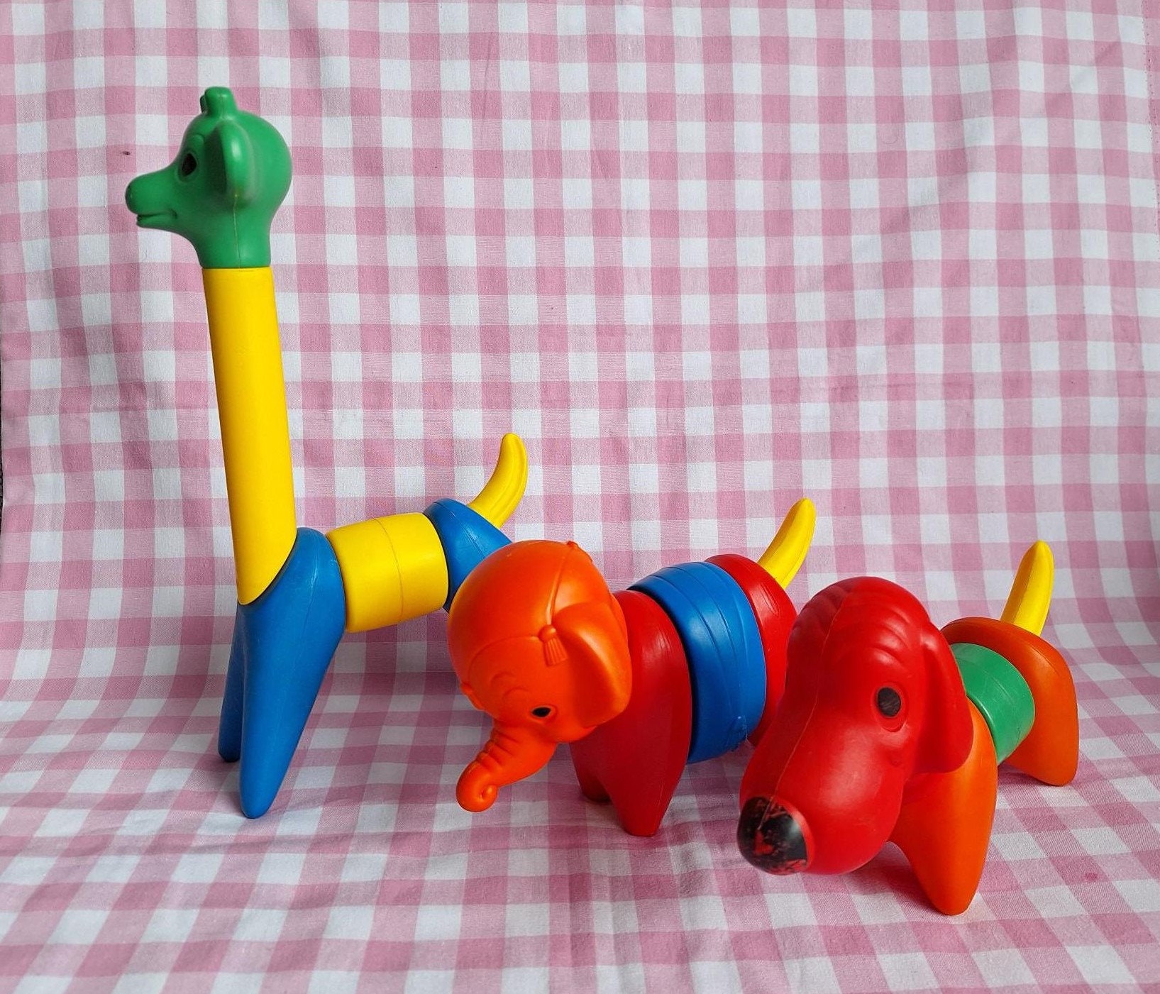 Tupperware Toys Zoo It Yourself 3 Animals - Etsy
