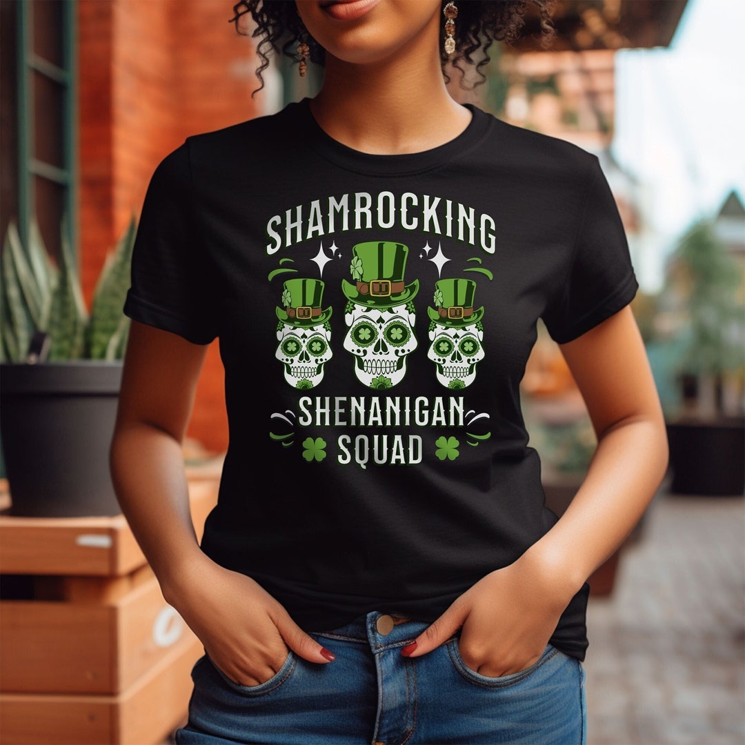 Shamrocking Saint Patricks Day Shirt, Lucky Day Tshirt, Irish T-shirt ...