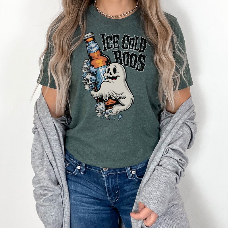 Funny Ghost Boos Shirt, Halloween Ghost Gift, Beer Lovers Tee, Spooky ...