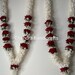 White and Red Rose Wedding Varmala , Indian Wedding Garland, Varmala ...