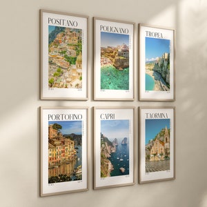 Italian Landscape Printable Wall Set of 6, Summer Wall Decor, Light ...