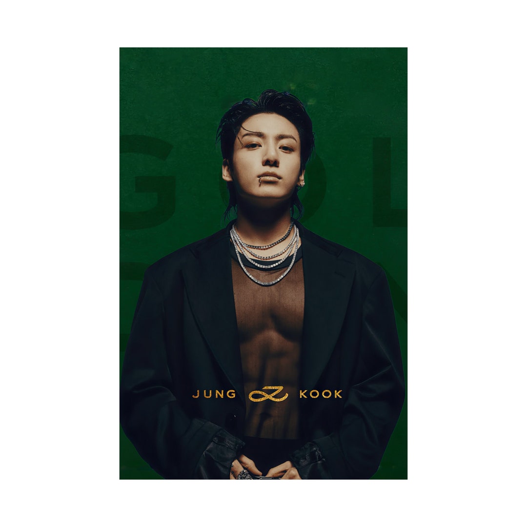 Jung Kook - Golden Premium Matte Vertical Poster - Etsy