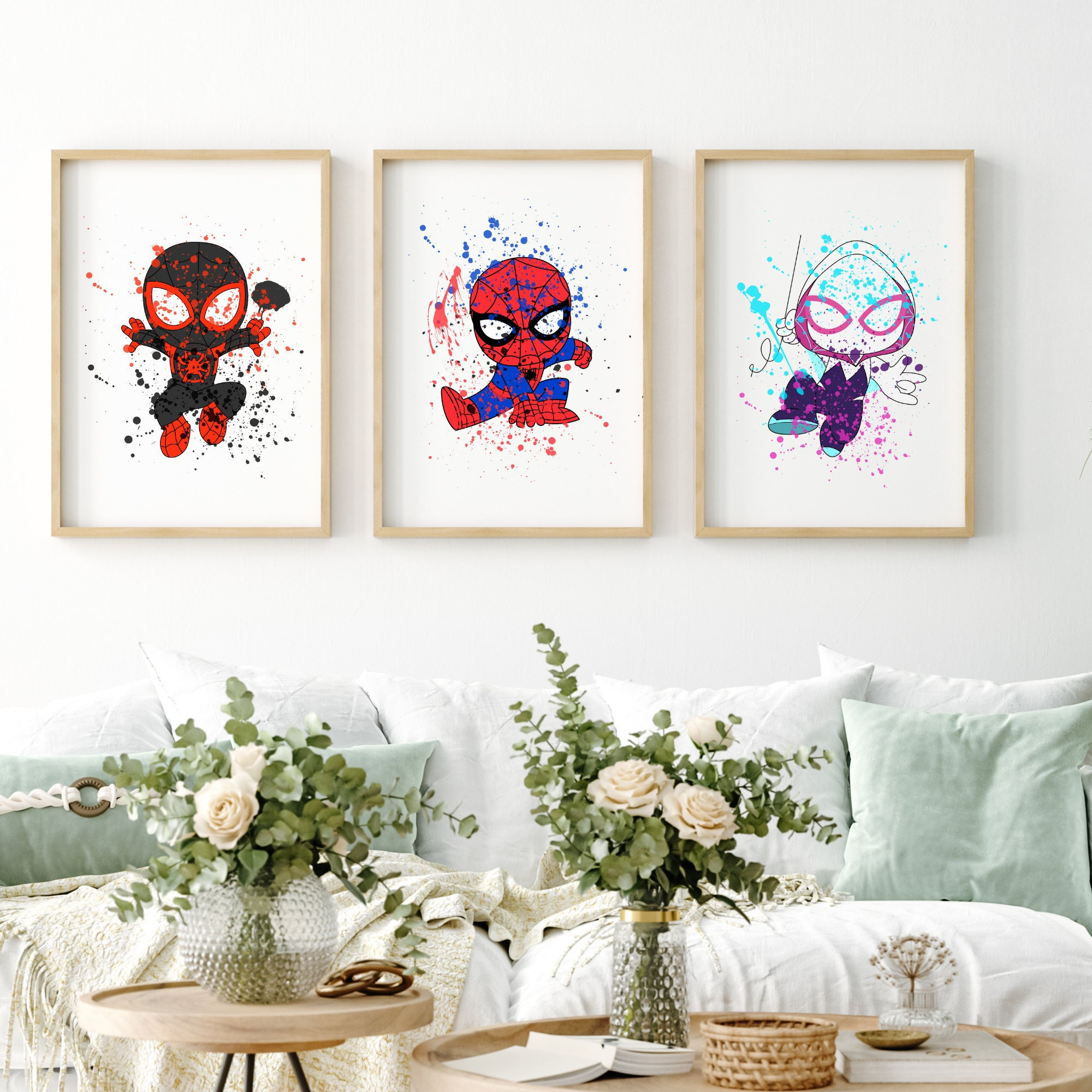 Spiderman Digital Prints - Etsy