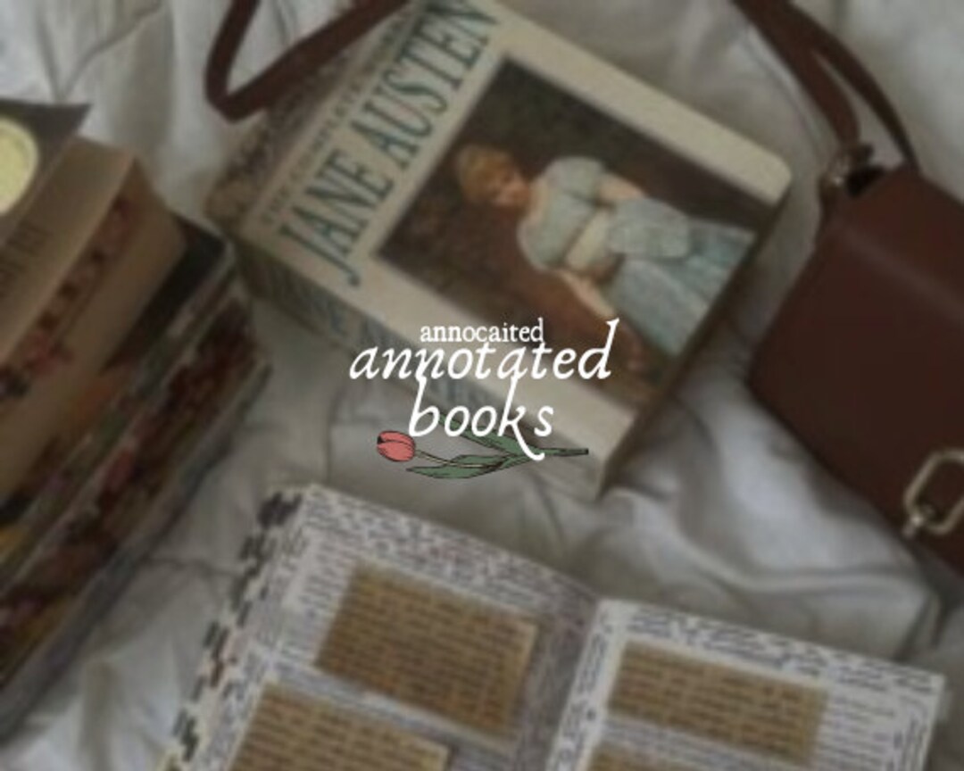 ANNOTATED BOOKS Gifts for Book Lovers Annotating Aesthetic - Etsy