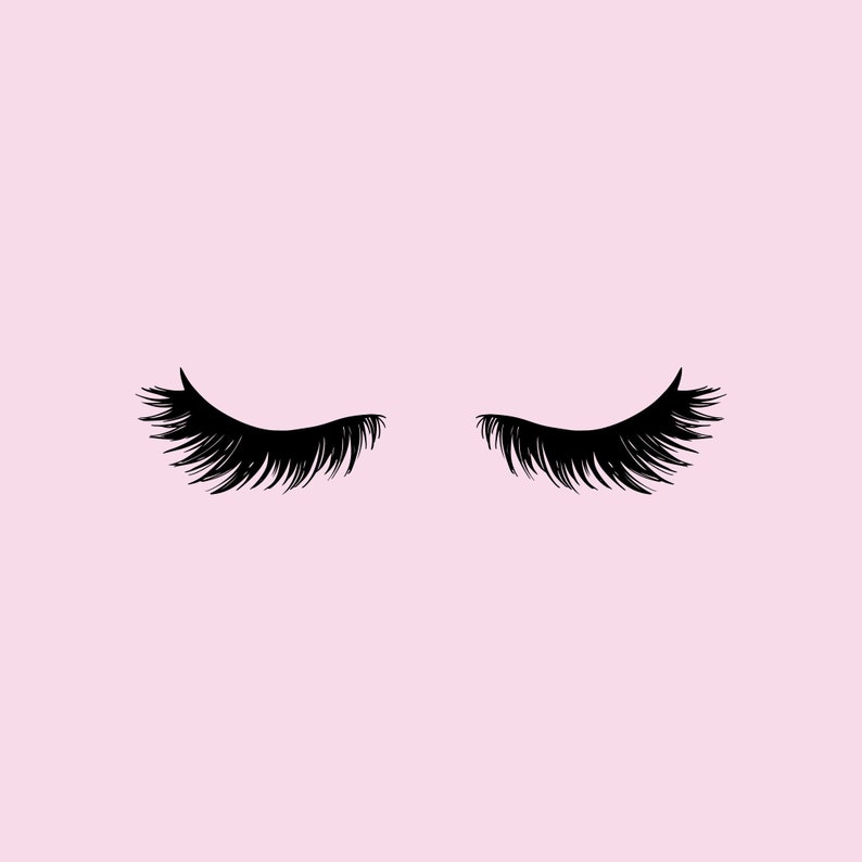 Eyelashes Svg Cut File,lashes Svg, Lash Extensions Svg Cutting Files ...