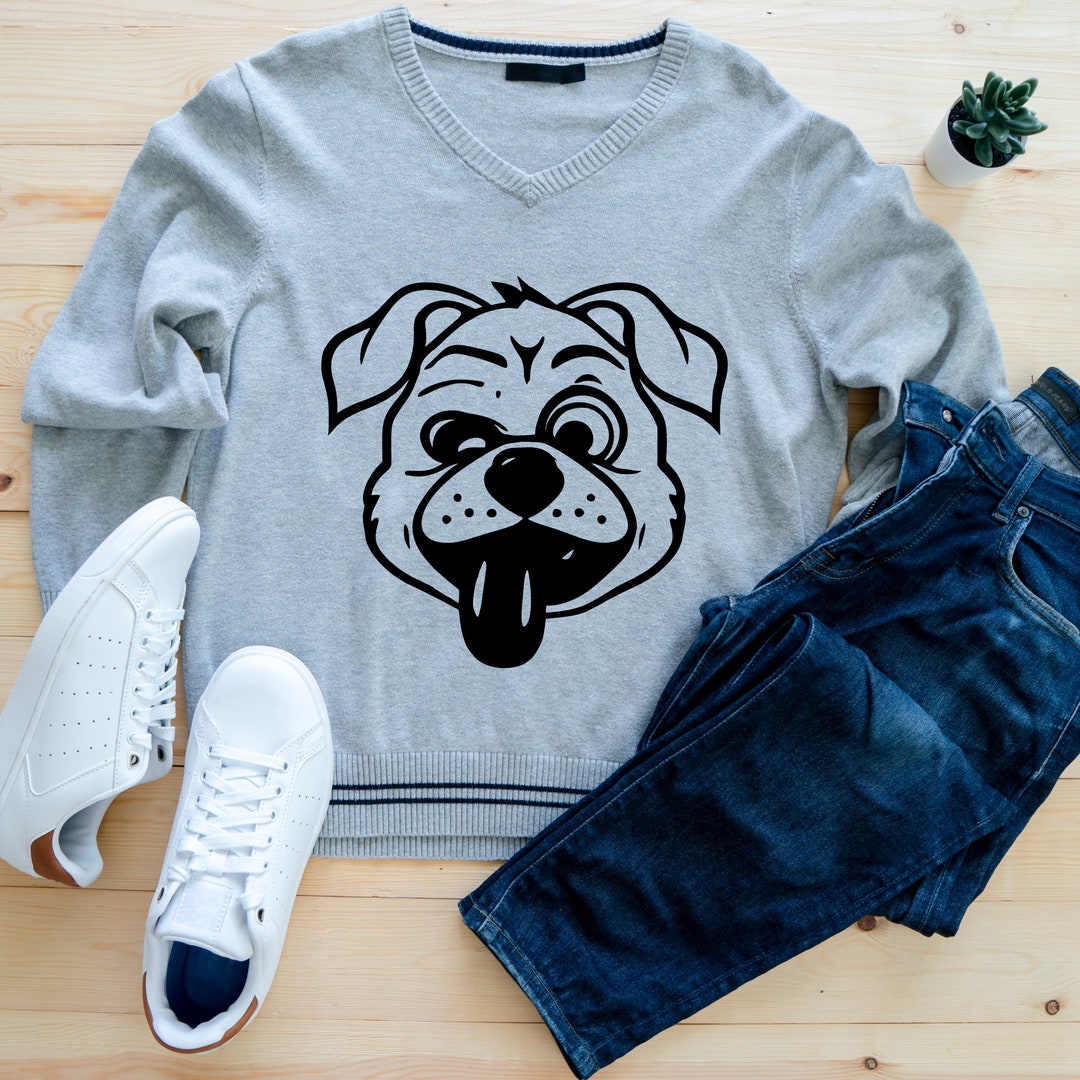 Perro de dibujos animados SVG Cricut, silueta, descarga instantánea ...