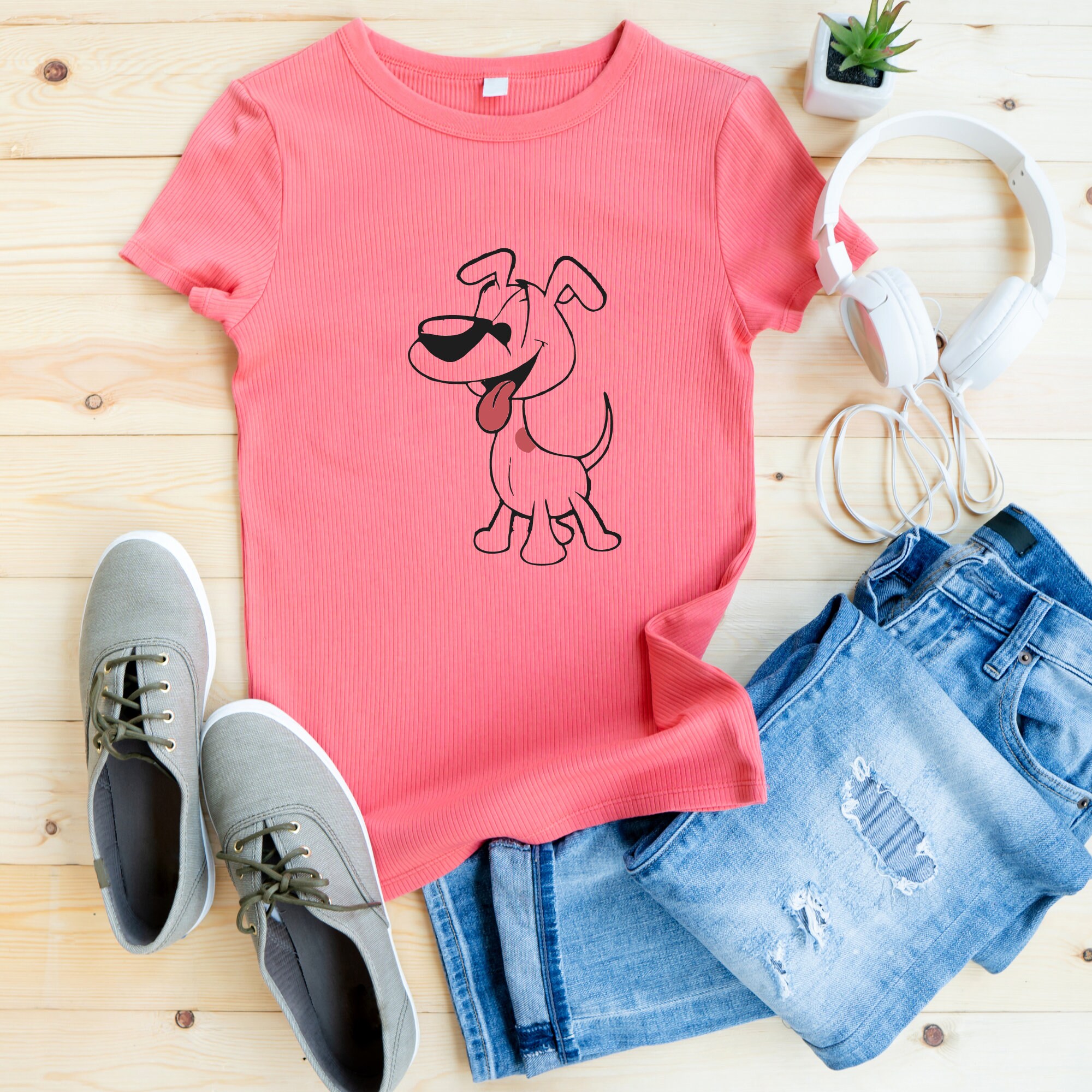 Perro de dibujos animados SVG Cricut, silueta, descarga instantánea ...