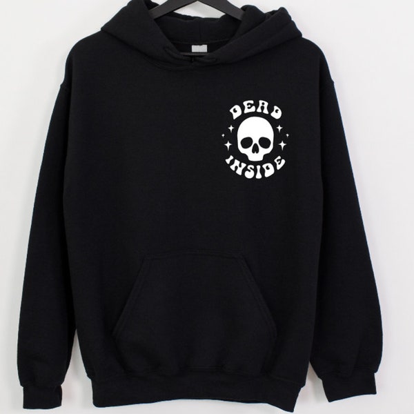Black Emo Hoodies - Etsy