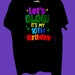 Bright Neon Glow Party Crew Tshirt Glow Stick Party Top Birthday Fun ...