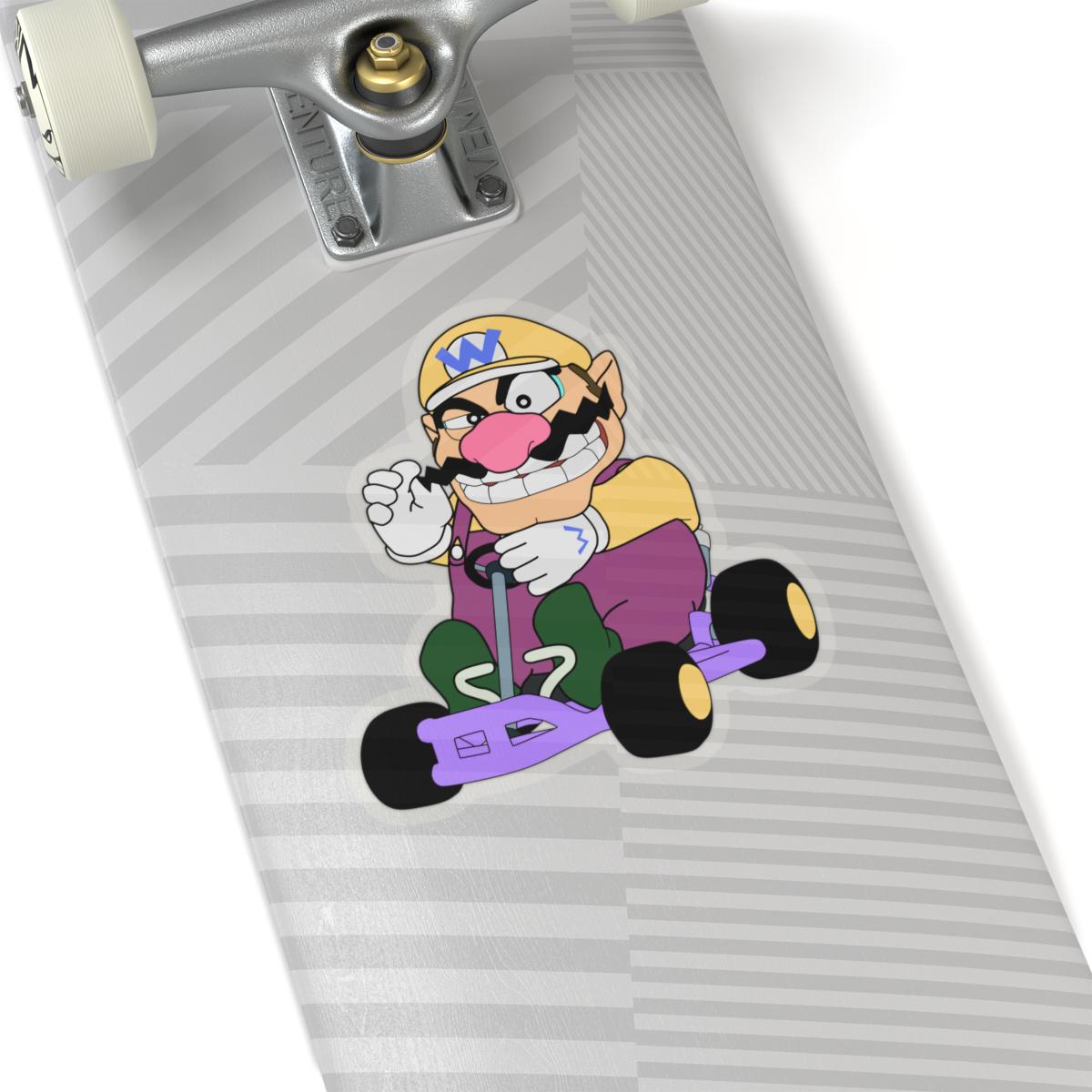 Mario Kart 64 Wario | INDOOR VINYL STICKER - Etsy