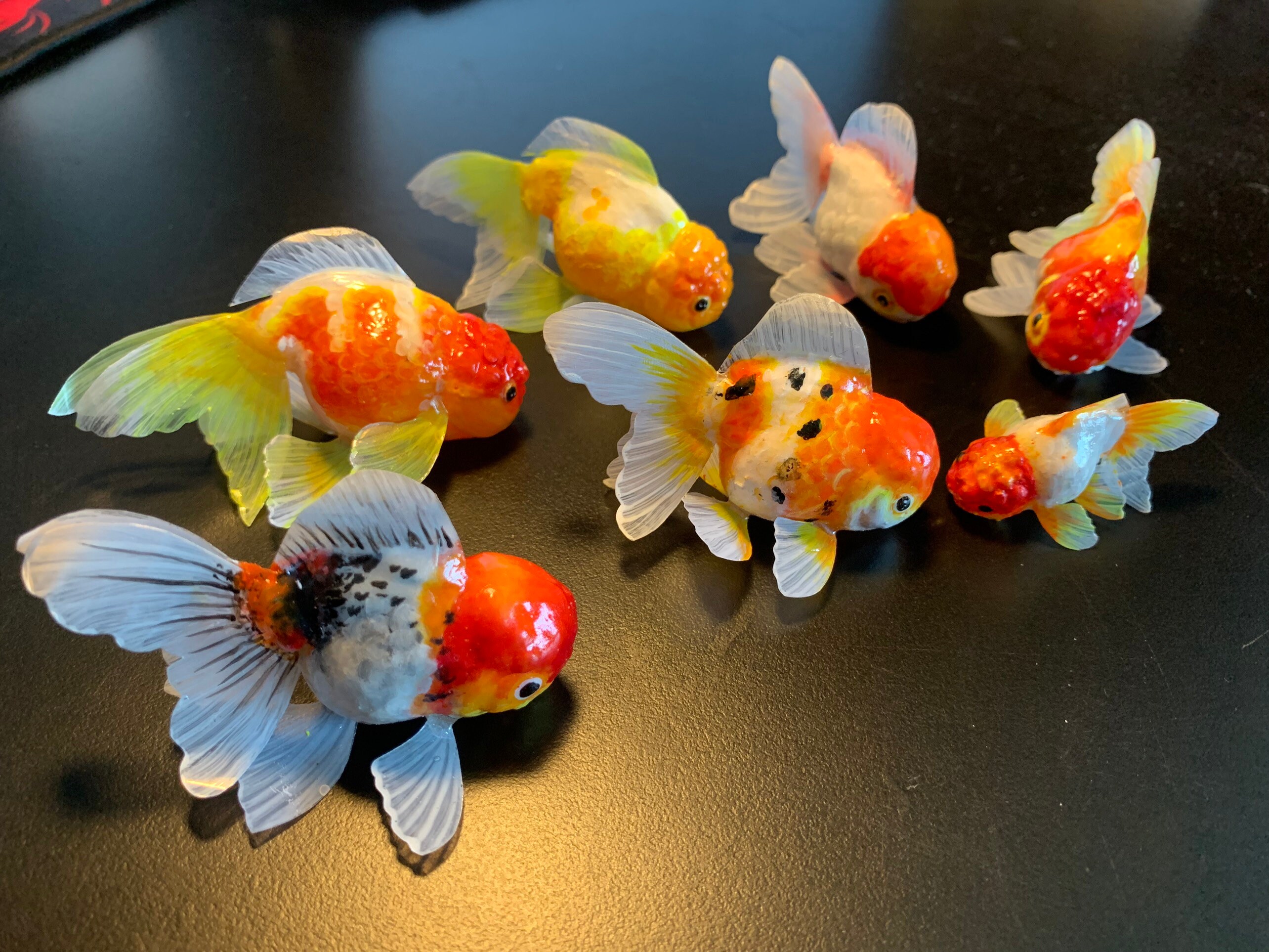 Mini Ranchu Fish Model Maruko Fish Model King of Goldfish - Etsy Canada