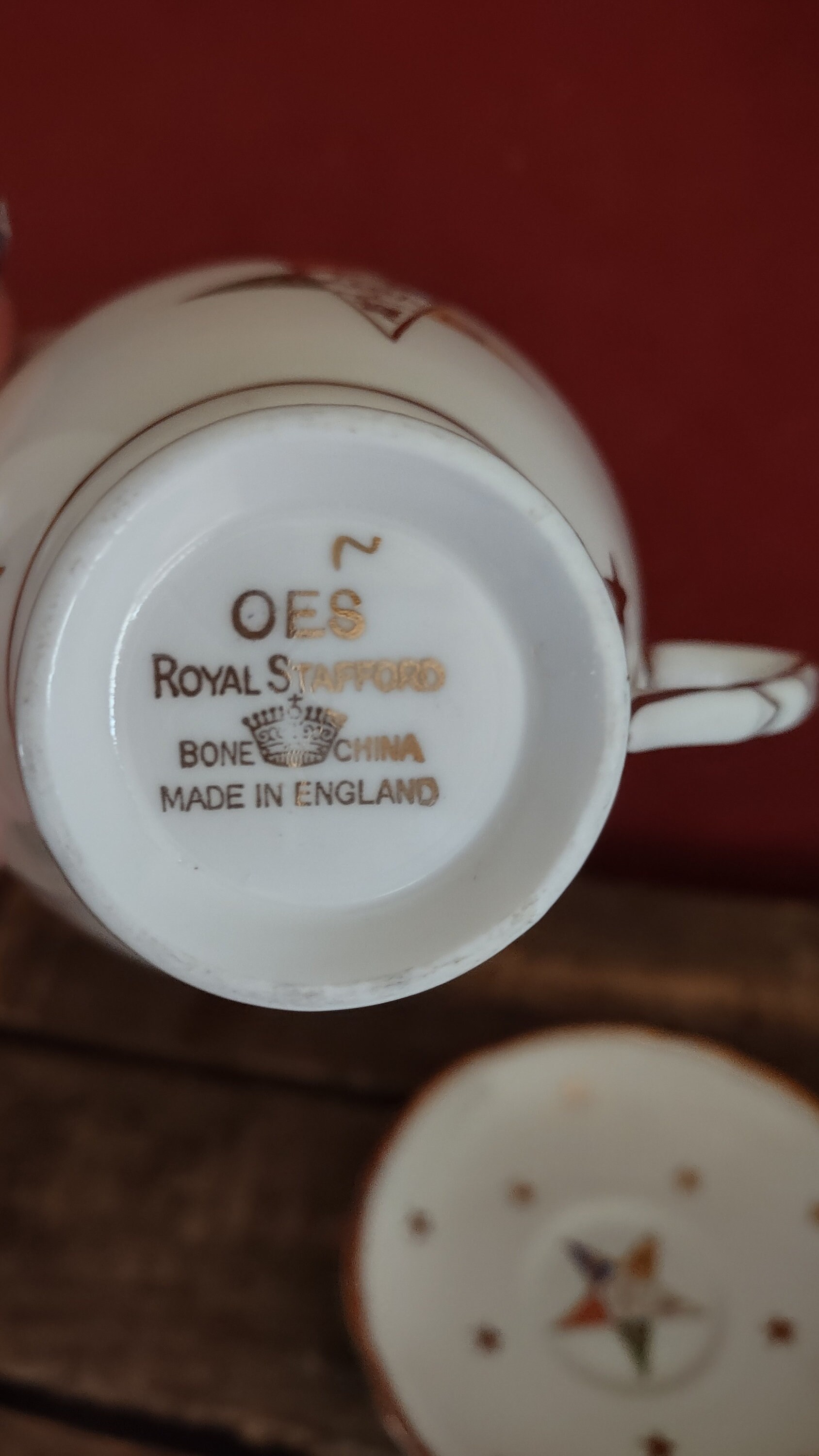 Vintage Eastern Star Masonic Teacup and Saucer Set - Etsy