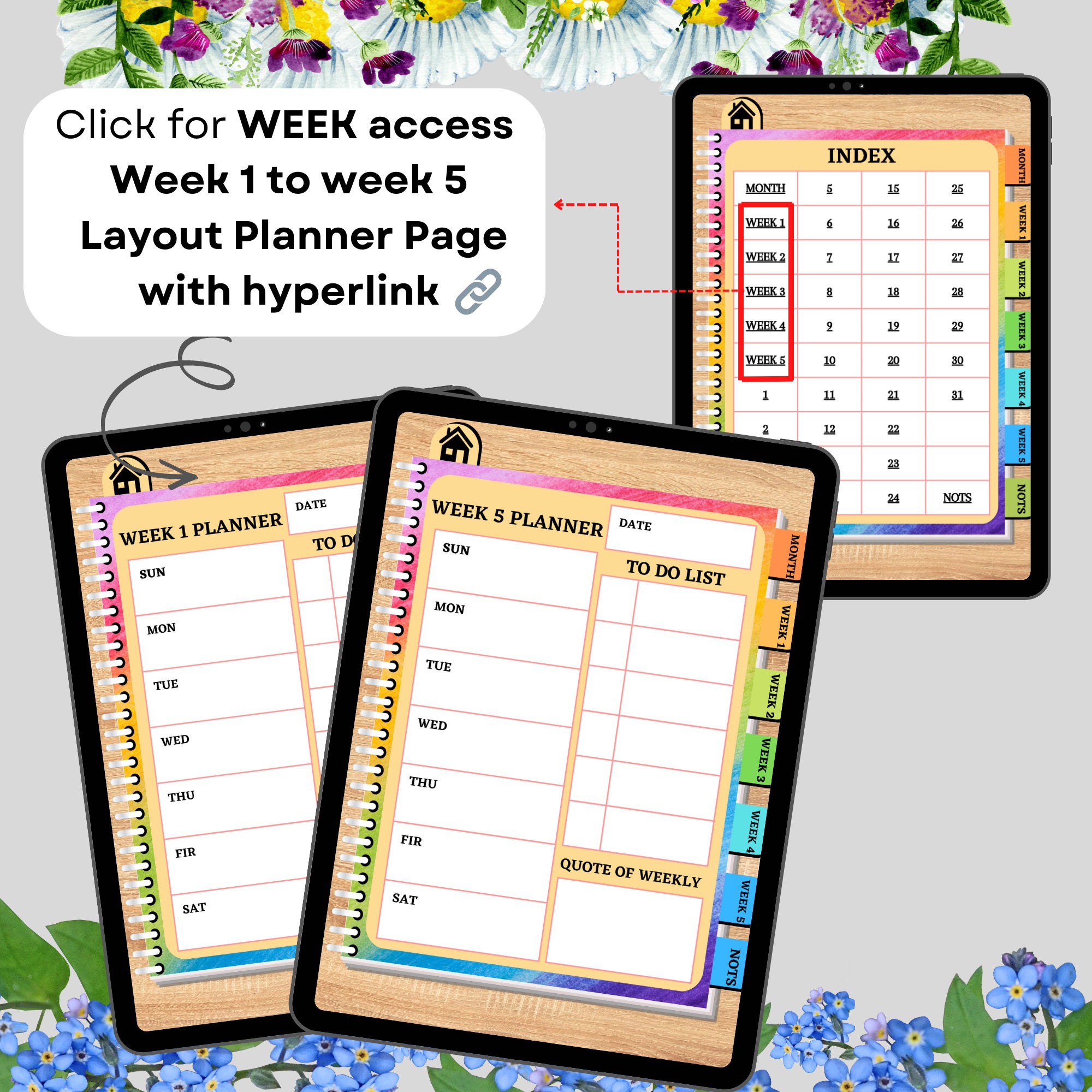 Digital Planner Monthly, Goodnots Planner|monthly Digital Planner|daily ...