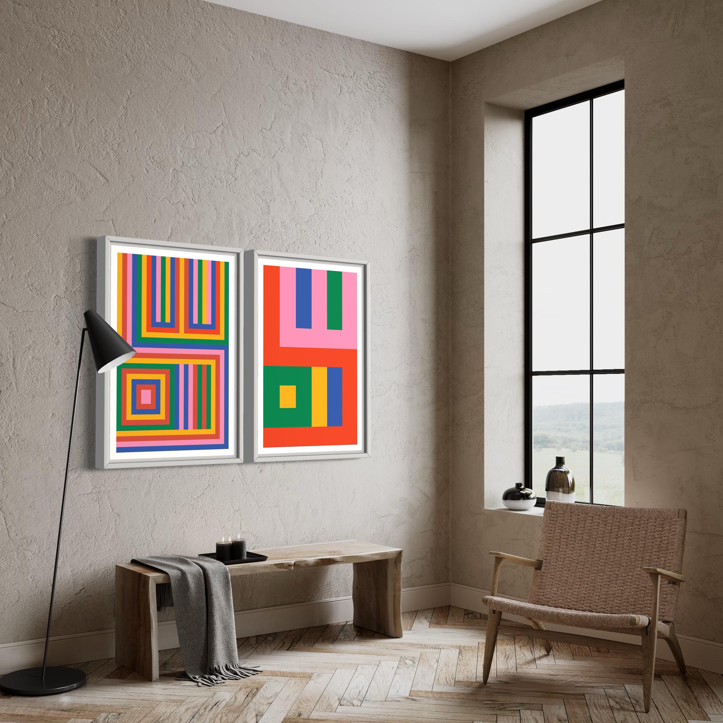 Shalom Color1: Hebrew Peace Typography Art by Arik Weiss - Etsy