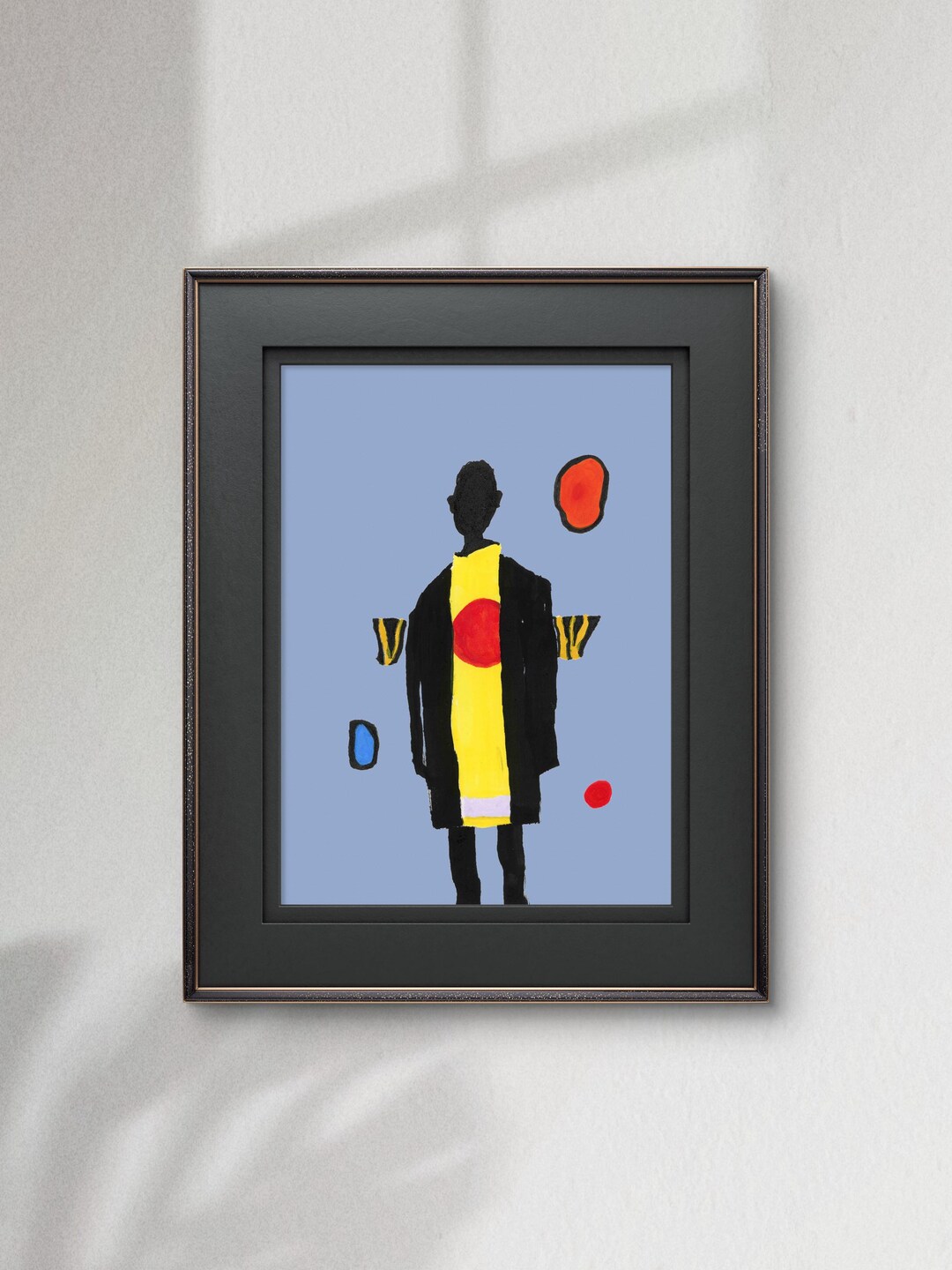 Man in Circles Art, Dadaism Art, De Stijl Print, Abstract Pop Art Print ...