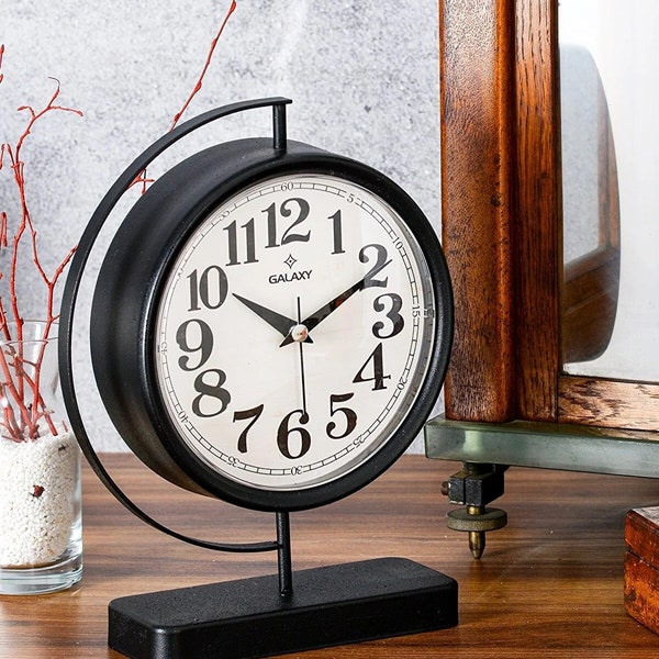 Small Gold Desk Clock - Etsy