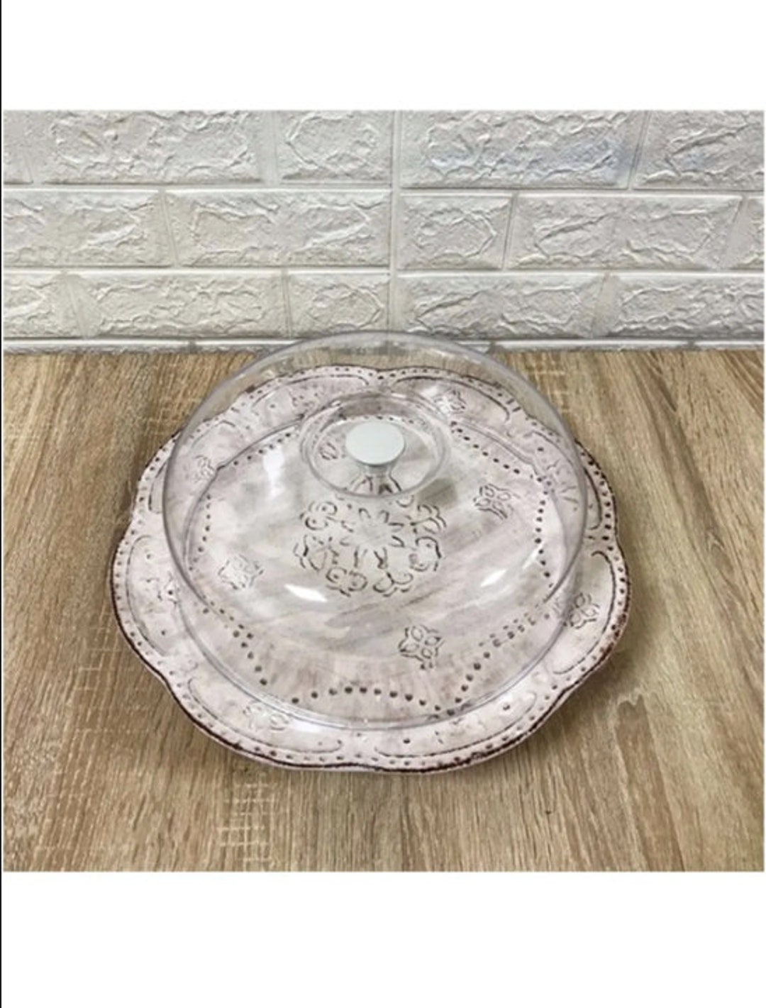 Ceramic Footed Cake Dome With Lidcake Dome Bellcake Stand - Etsy