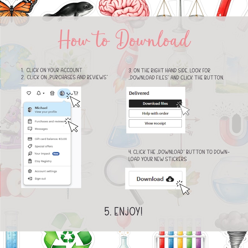 Elementary Science Teacher Goodnotes Stickers Digital Planner iPad ...