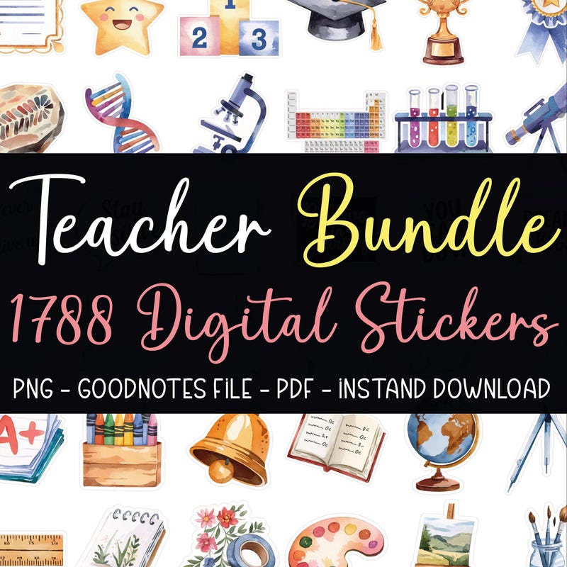 Teacher Stickers - Etsy