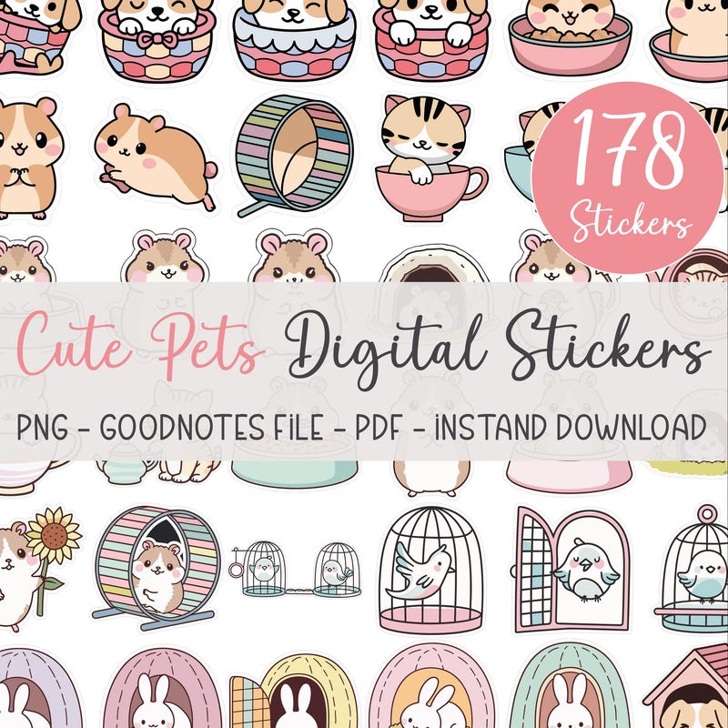 Stickers Animals - Etsy