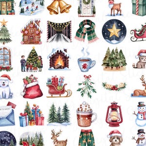 109 Christmas Planner Goodnotes Digital Stickers, Goodotes Cozy ...