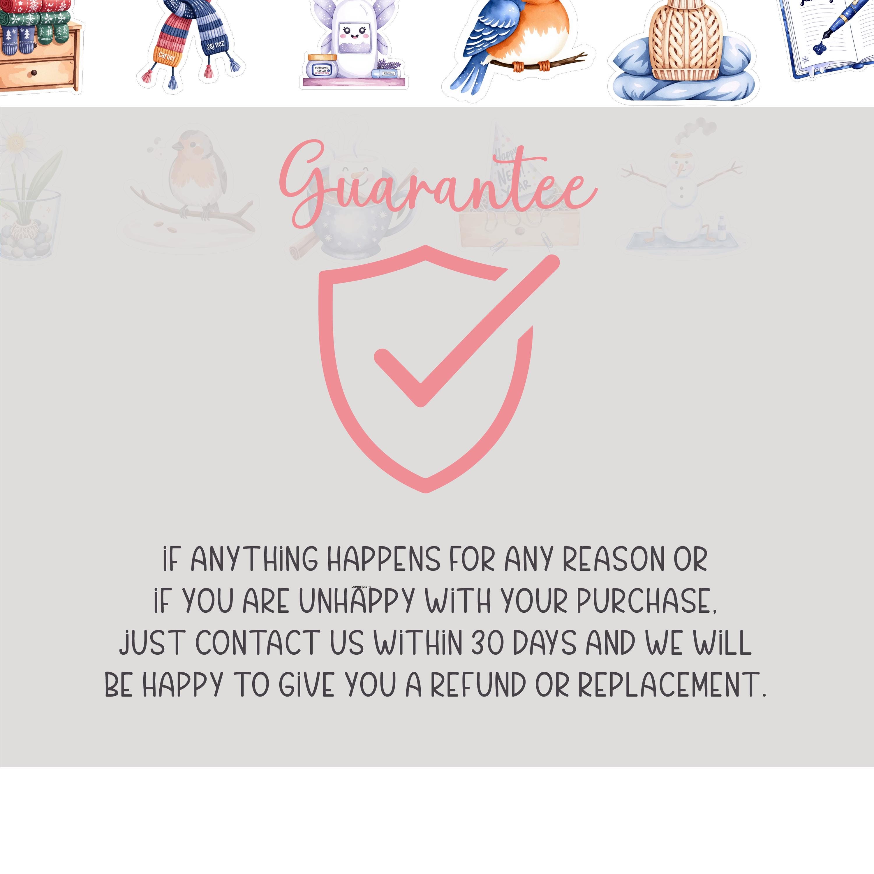 January Digital Planner Stickers Bundle 47 PNG Winter Goodnotes ...