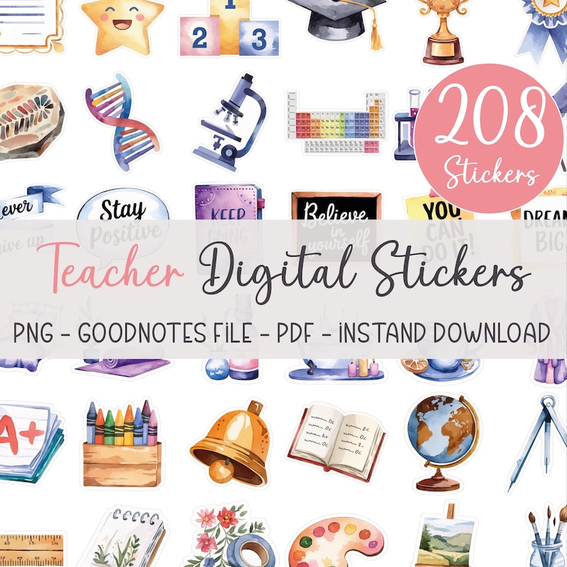 Digital Stickers - Etsy