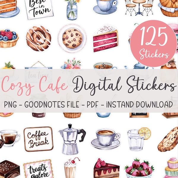 Cute Coffee Stickers - Etsy