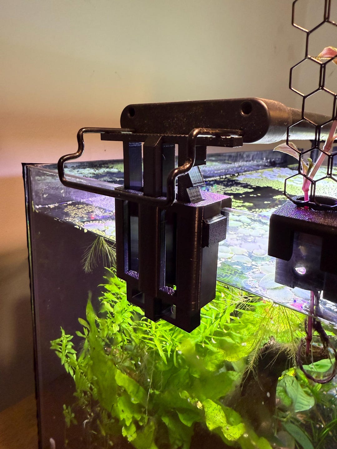 Universal Push Button Adjustable Aquarium Lighting Height Adjuster ...