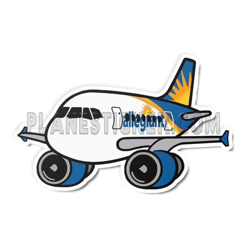 Allegiant Air A320 Diecut Sticker - Etsy